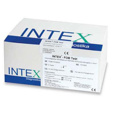 INTEX FOB-Test immunolog. qualitative p.à 5 tests sang occulte dans les ...
