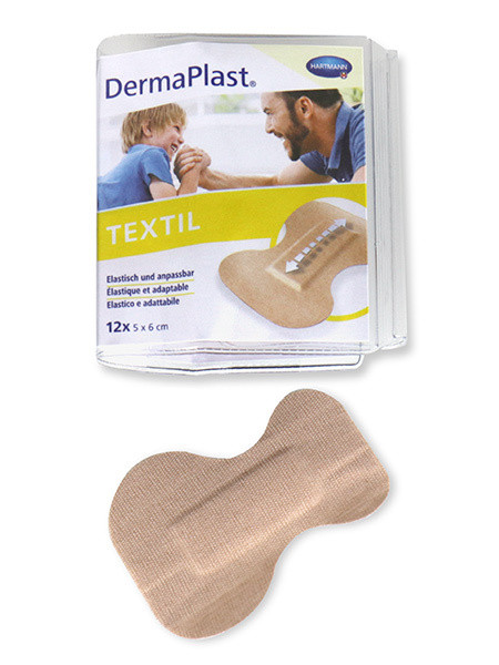 DermaPlast Fingerspitzenverband Textil 5x6cm hautfarben P.à 12 ...